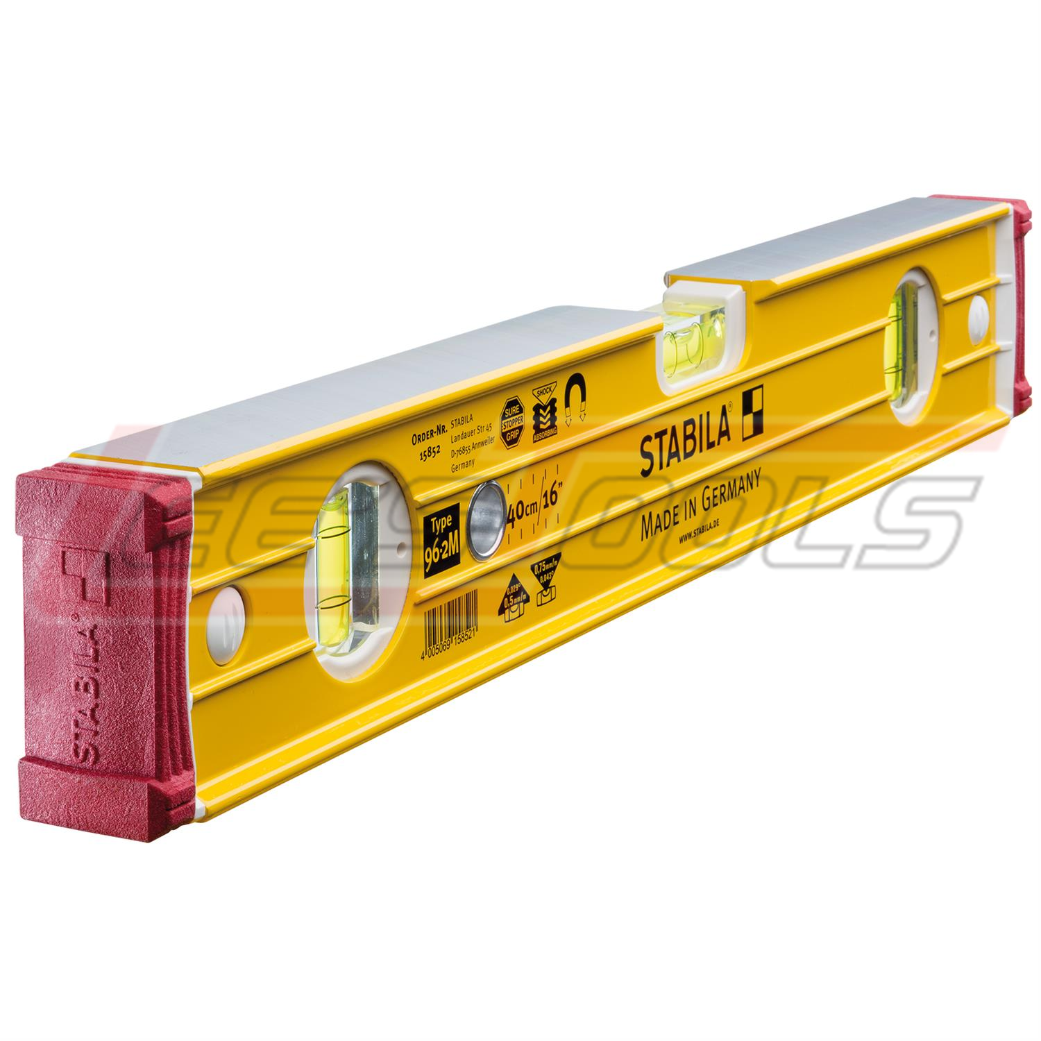 STABILA 38616 16" TYPE 96 M - MAGNETIC LEVEL – Lees Tools