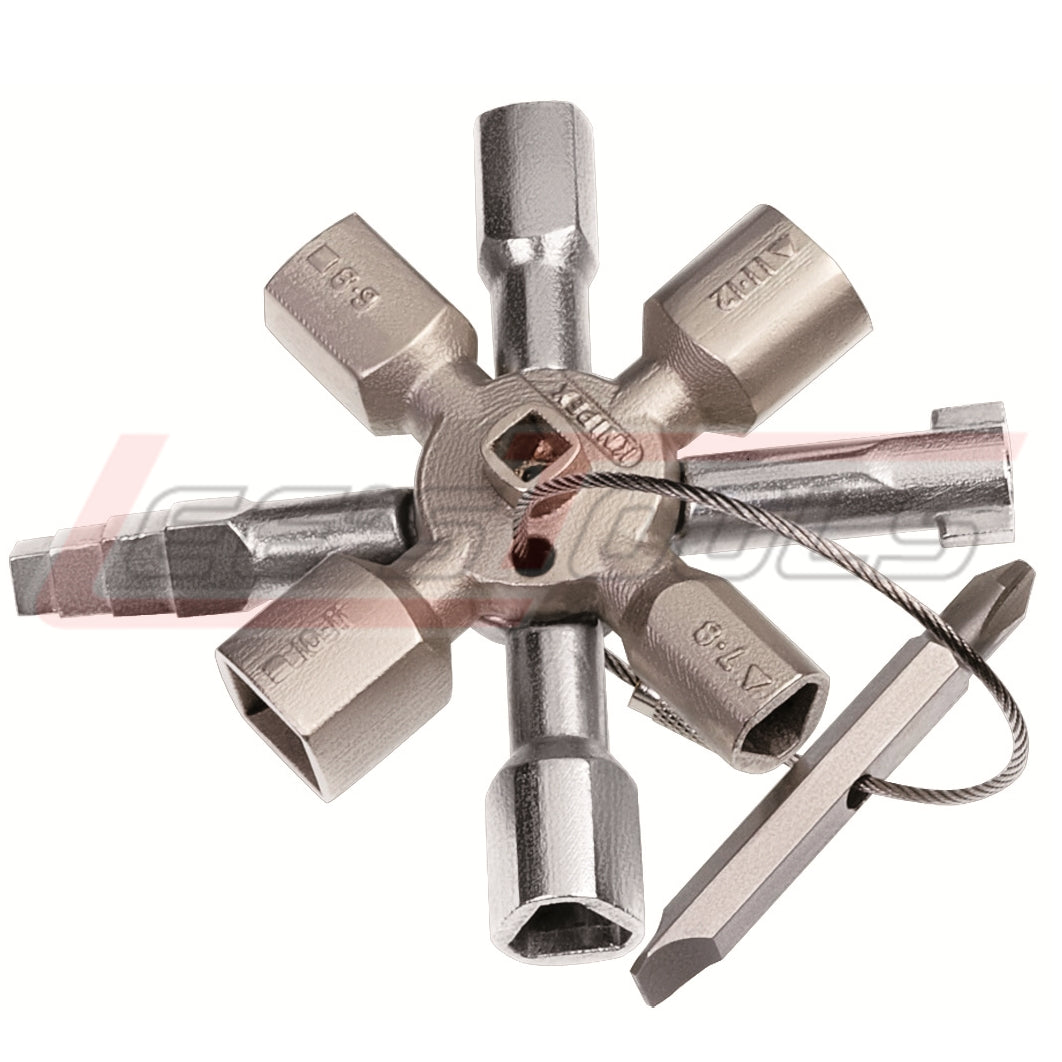 KNIPEX 001101 TWIN KEY UNIVERSAL CONTROL CABINET KEY – Lees Tools