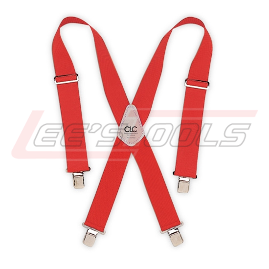 CLC 110RED Heavy-Duty Work Suspenders - Red – Lees Tools