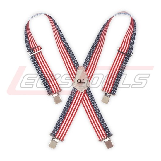 CLC 110USA Heavy-Duty USA Flag Elastic Suspenders – Lees Tools