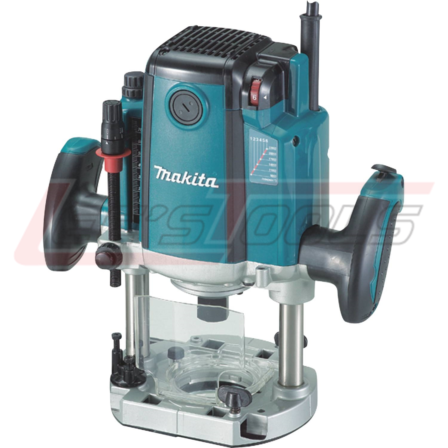 MAKITA RP2301FC 3-1/4 HP Plunge Router, 9,000-22,000 RPM, var. spd., L ...
